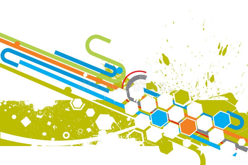 Abstract mosaic compositio stock vector. Illustration of retro - 11824722