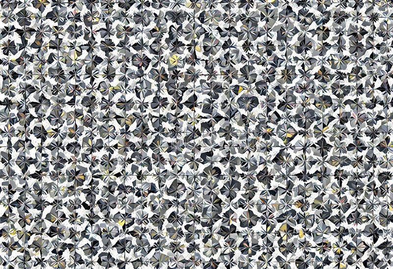 Abstract Mosaic of Crystalline Forms: a Glittering, Grey-Scale Design ...