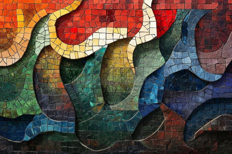 Abstract Mosaic Expression stock photo. Image of texture - 310508212