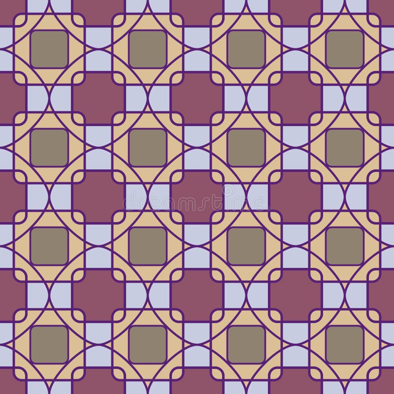 Abstract Mosaic Geometric Pattern Stock Vector - Illustration of ...