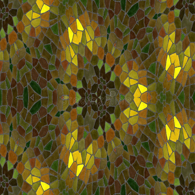 Abstract Mosaic Pattern in Historical Style Stock Illustration ...