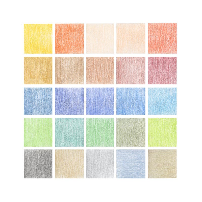 Abstract Mosaic Pencil Hand Drawing Many Light Colors Stock ...