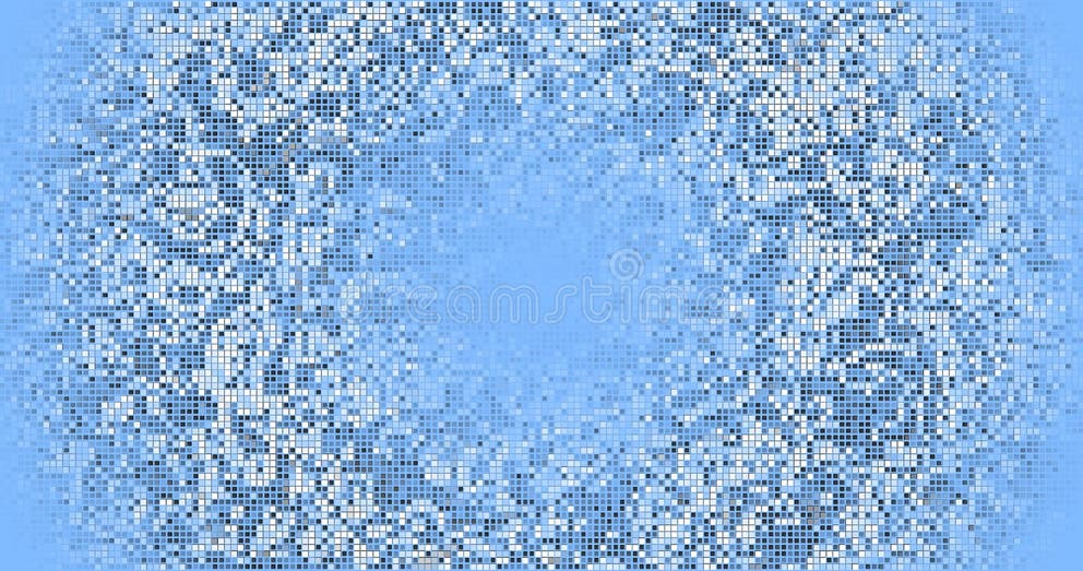 An Abstract Mosaic-style Pattern. Square Tiles Create a Digital Texture ...