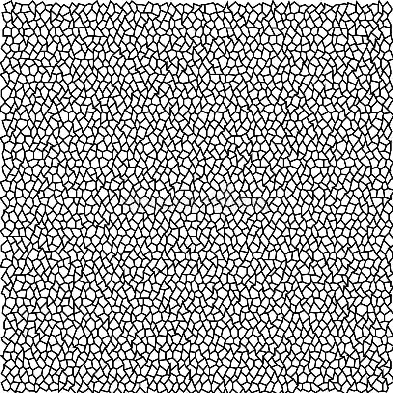 Abstract Mosaic Texture. Black and White Stock Vector - Illustration of ...