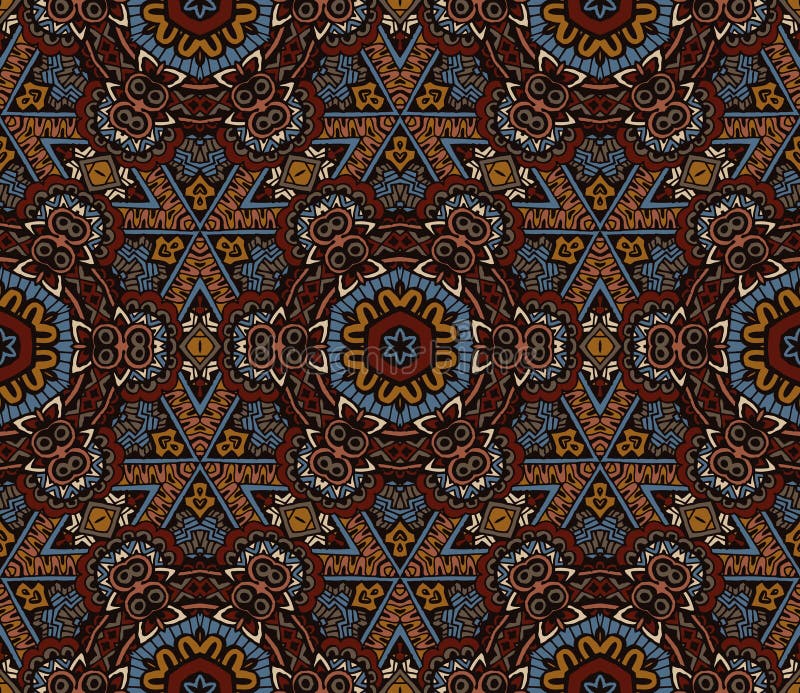 Abstract Mosaic Tiled Motif Stock Vector - Illustration of arabic ...