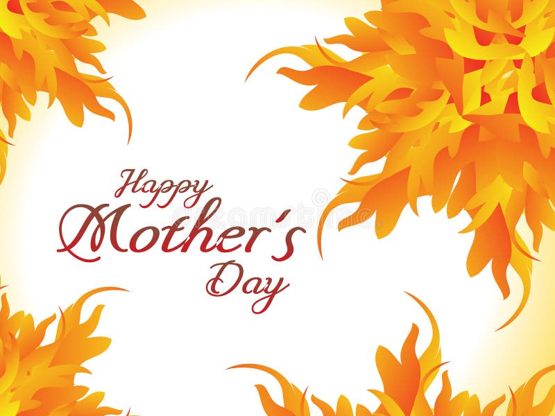Abstract Mother Day Background Stock Vector - Illustration of lily ...