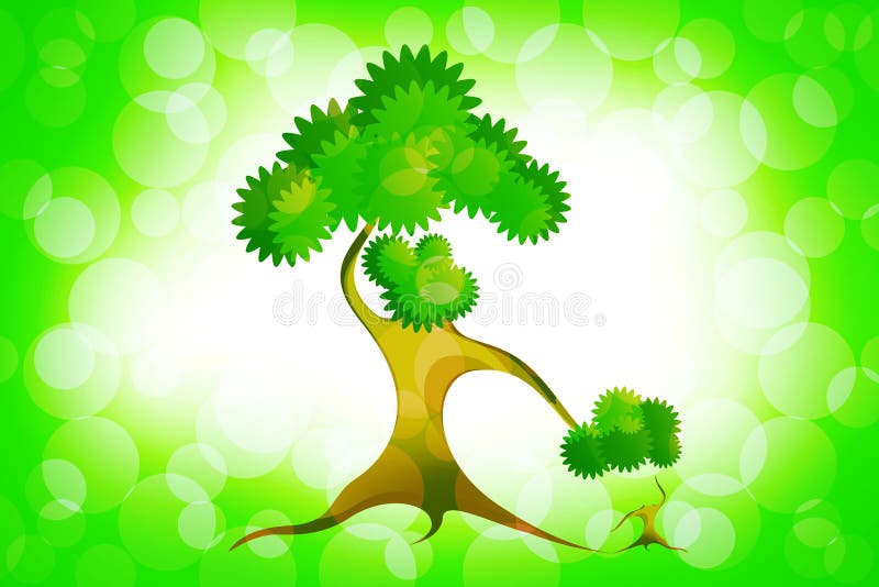 Abstract mother tree stock illustration. Illustration of modern - 58106968