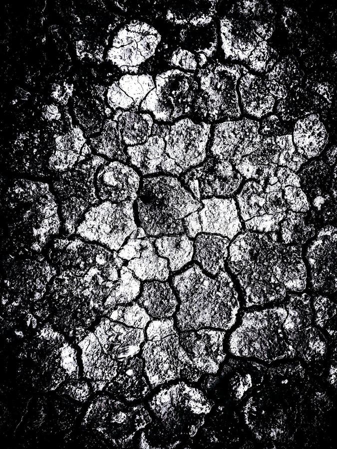The Abstract Motif of Hardened Mud Looks Full of Meaning Stock Image ...