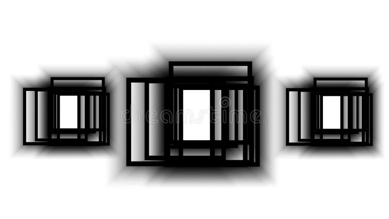 Abstract Motion Background. Animated Geometric Squire Shape. 3d ...