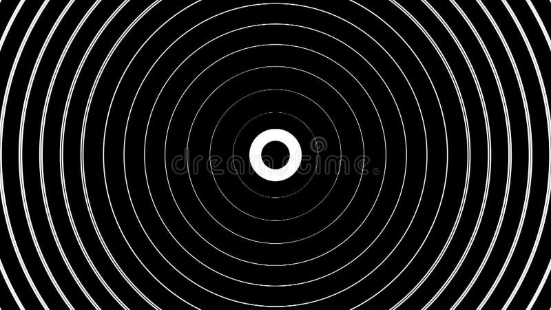 Abstract Motion Background with Collapsing Concentric Circles Stock ...