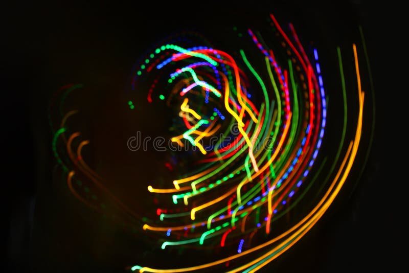 Abstract Colorful Motion Lights Background Stock Photo - Image of ...