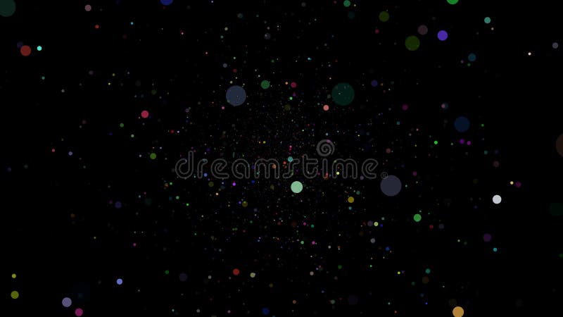 Abstract Motion Background Colorful Particles Stock Illustration ...