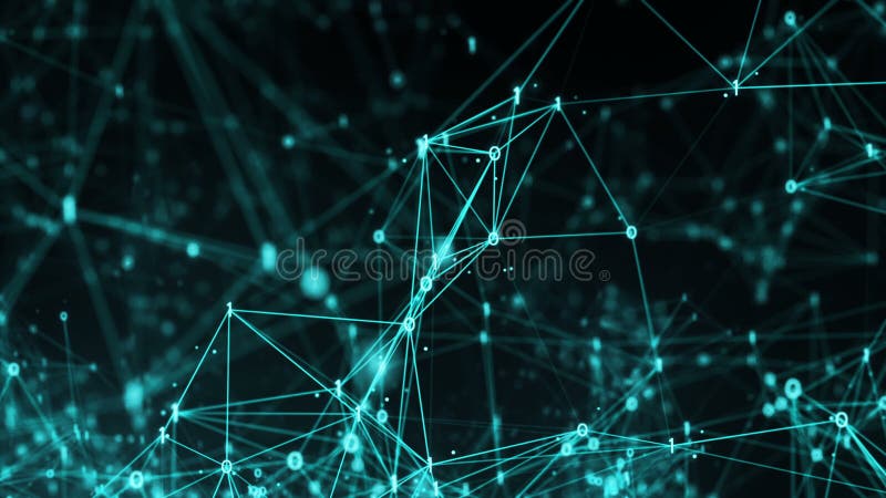 Abstract Motion Background - Digital Binary Polygon Plexus Data Networks Stock Video - Video of ...