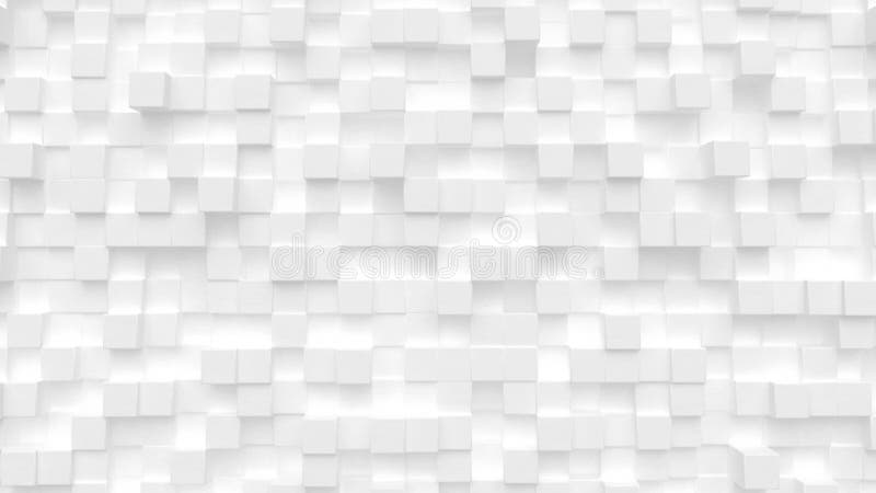 Abstract Motion Background From Random Moving Cube Blocks Seamless