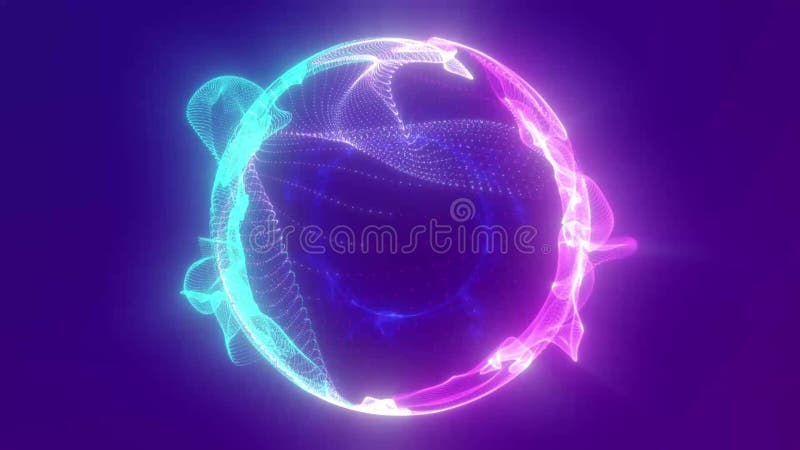 Abstract Motion Background, Shining Lights and Sparkling Particles ...