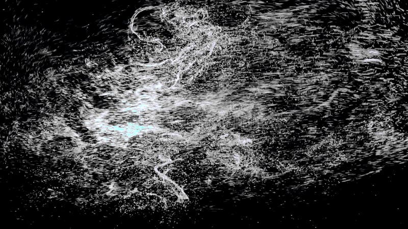 Abstract Motion Background, Small White Particles Spinning in a Vortex ...