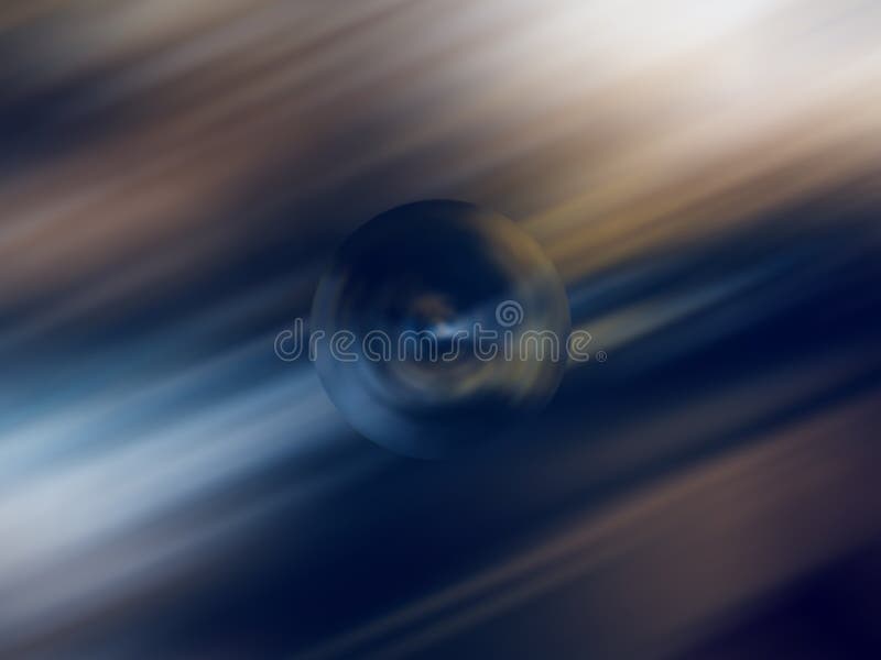 Abstract Motion Blur Effect. Blure Round in the Center of the ...