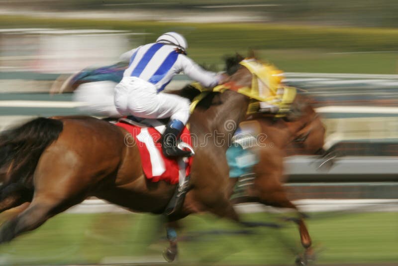 Abstract Motion Blur Horse Race Stock Photo - Image of kentucky, gaming ...