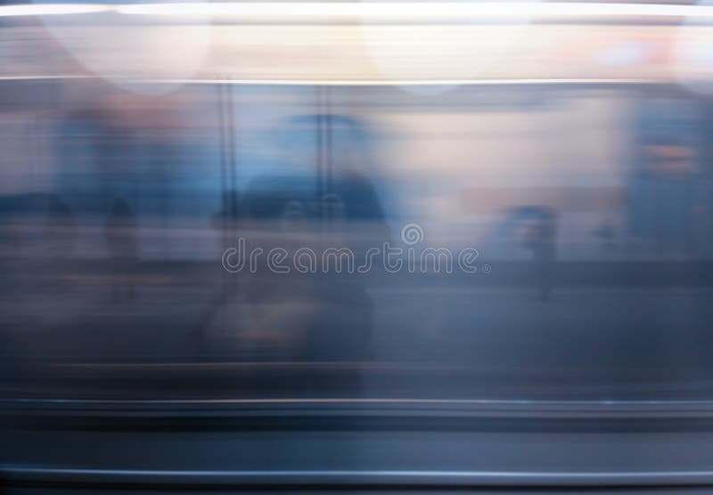 Abstract Motion Blur of Rushing Train Background Stock Photo - Image of ...