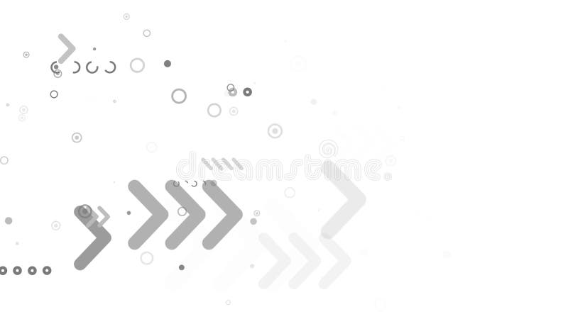 Abstract Motion Graphics in Minimalistic Grunge Design. Arrows Pointers ...
