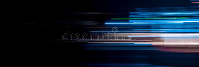 Abstract Motion Light Trails Stock Image - Image of fast, concept ...