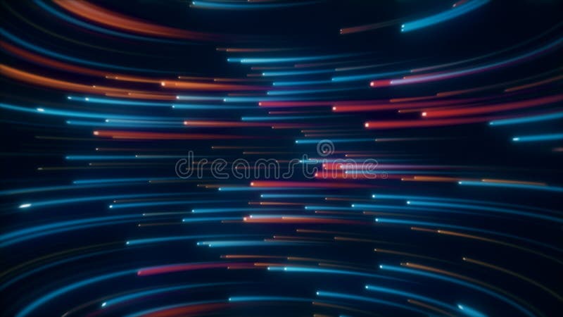 Abstract Motion Neon Background, Bright Colorful Glowing Streaming ...