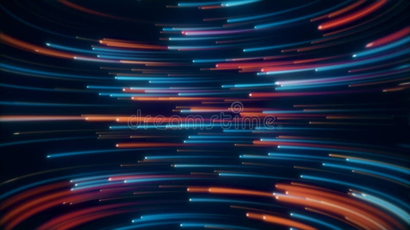 Abstract Motion Neon Background, Bright Colorful Glowing Streaming ...