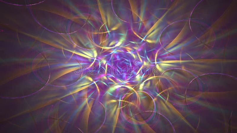 Abstract Motion Pattern with Spirals, Rays of Light with Particles Spin ...