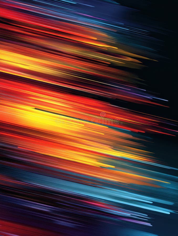 Dynamic Motion Streaks Creating Runner Shape on Vibrant Gradient ...