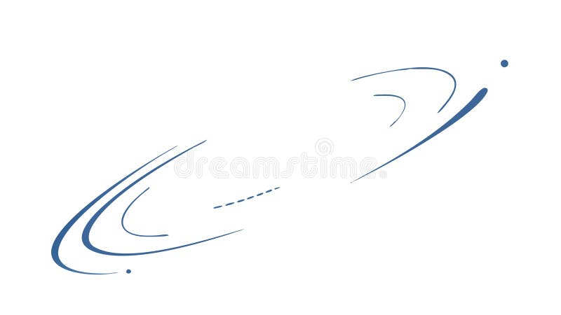 Abstract Motion Swirl Lines Icon, Movement, Dynamic, and Flow Symbol ...