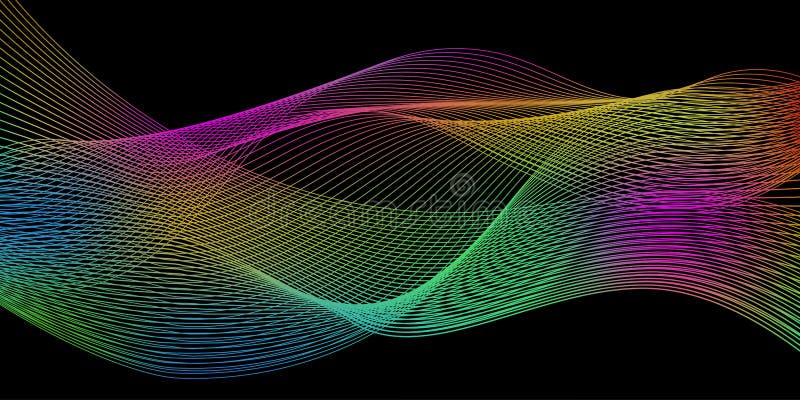 Abstract Motion Wave Background Stock Vector - Illustration of blend ...