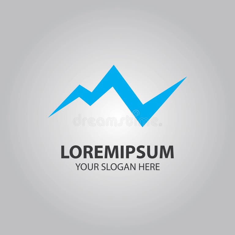 Abstract mount logo stock vector. Illustration of creative - 83746693