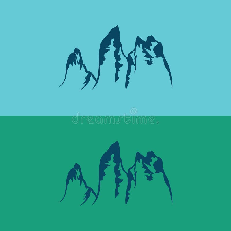 Abstract mount logo stock vector. Illustration of range - 97577908