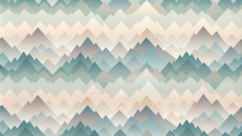 Abstract Mountain Range Pattern Subtle Hues and Geometric Shapes ...