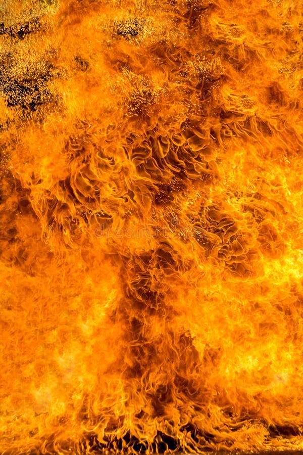 Art of Movement and Flame. Couple Swing Burning Poi Blue Sky. Fire Art ...