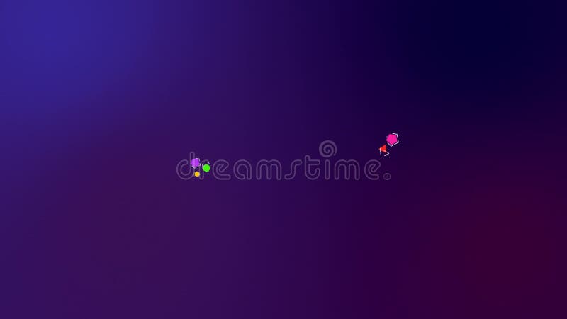 Abstract Movements of Geometric Shapes, for Screensavers Stock Video ...