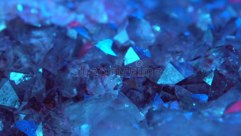 Abstract Moving Background of Amethyst Crystals Stock Footage - Video ...