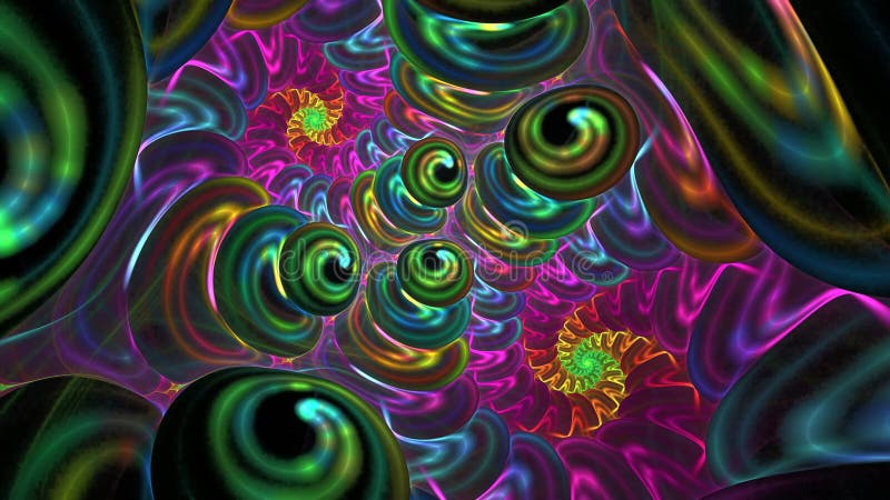 Abstract Moving Fluid. Visual Illusions, Moving Waves Stock Footage ...