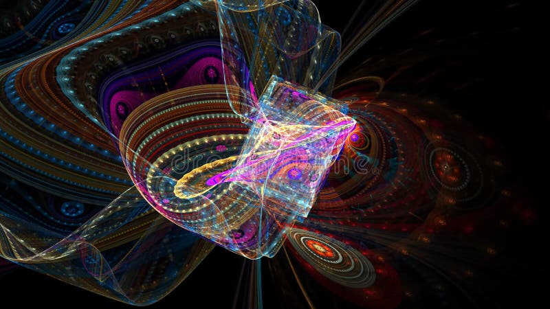 Abstract Moving Fluid. Visual Illusions, Moving Waves Stock Footage ...