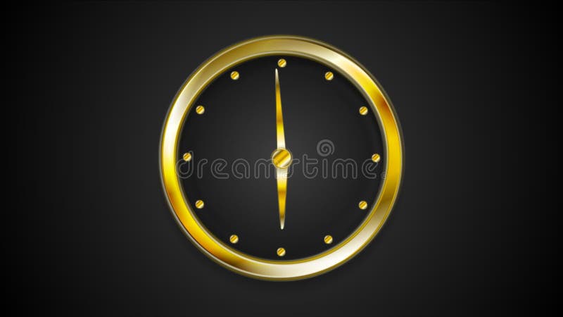 Wall Clock with Different Time Zone and Green Clock Face. Stock Footage ...