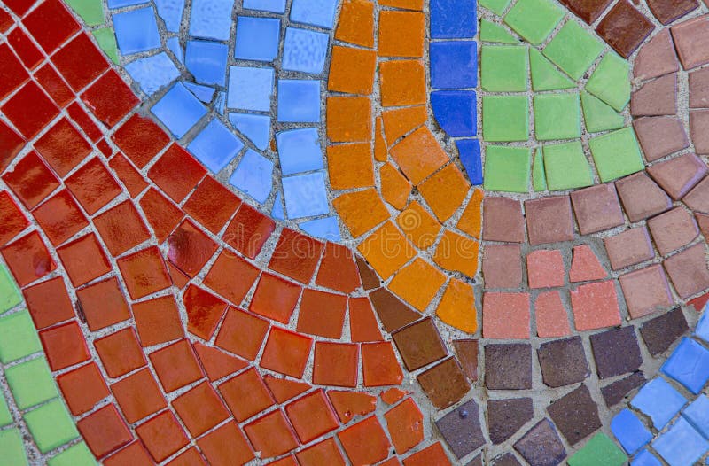 Mosaic stock image. Image of abstract, yellow, blue, texture - 10644387