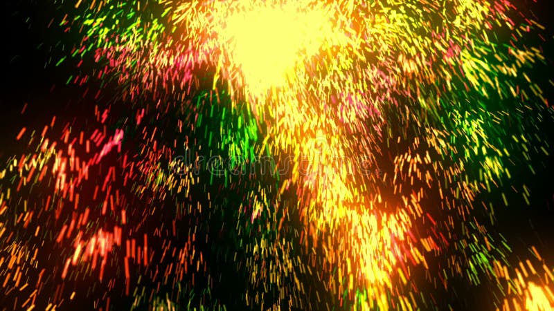 Abstract Multi Color Particles Stock Video - Video of falling, dynamic ...
