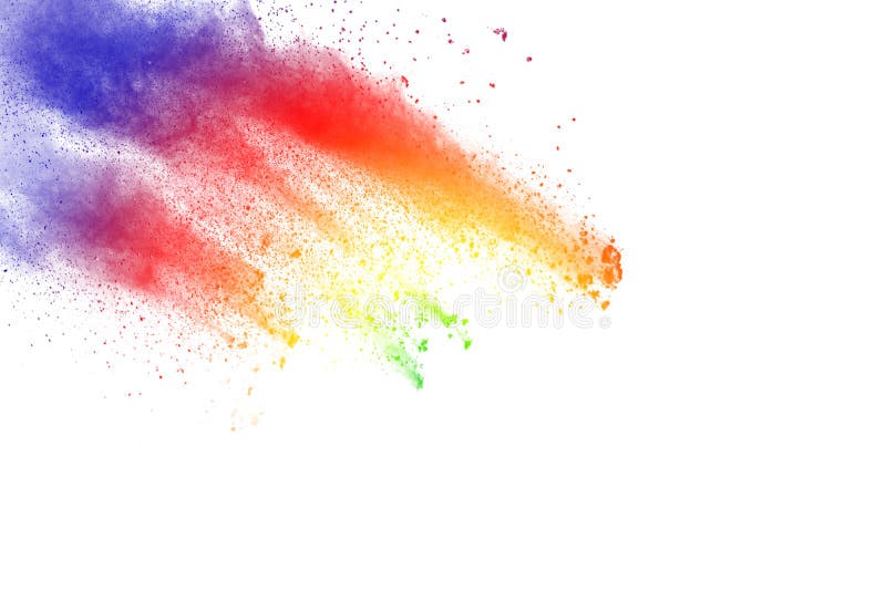 Red color powder explosion stock illustration. Illustration of design ...