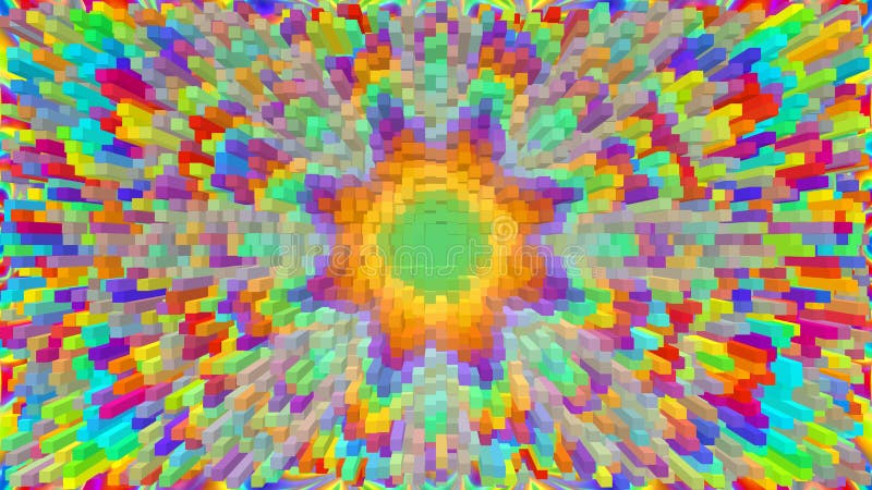 Abstract Multi-color Texture Background Made of Blocks Stock ...