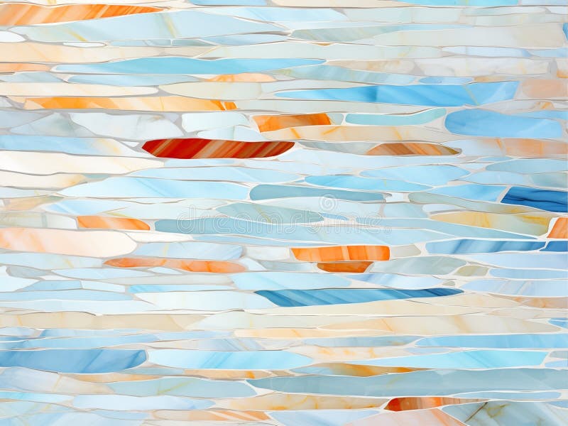 Abstract Multi-colored Background with Horizontal Lines with a Marble ...