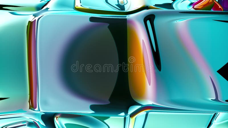 Abstract Multi Colored 3D Shiny Rotating Orb Background Loop Stock ...