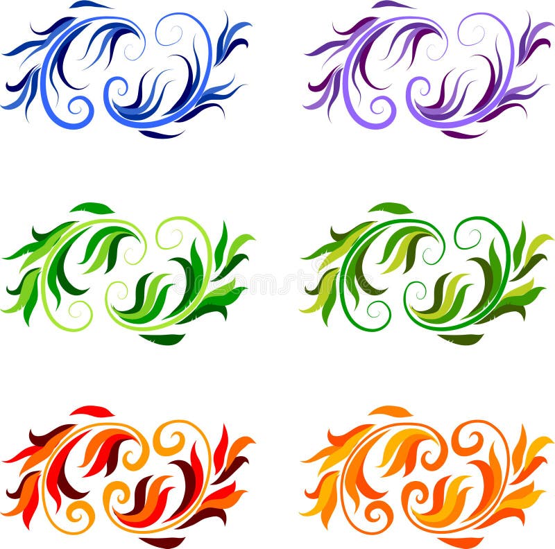 Abstract Multi Colored Design Pattern Stock Illustration - Illustration ...