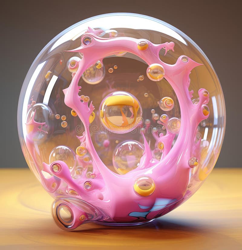 Abstract Multi-colored Object Stock Illustration - Illustration of ...