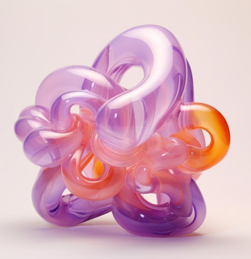 Abstract Multi-colored Object Stock Illustration - Illustration of ...