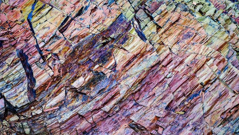 Abstract Multi Colored Stone Layers Stock Photo - Image of celebrations ...